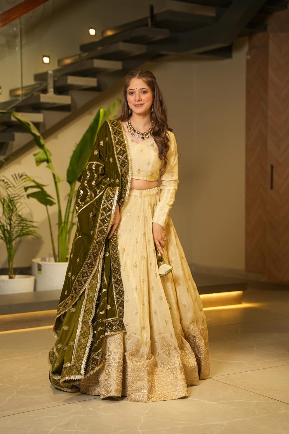 zahreen ethnic cosmos lehenga set – Idaho-o